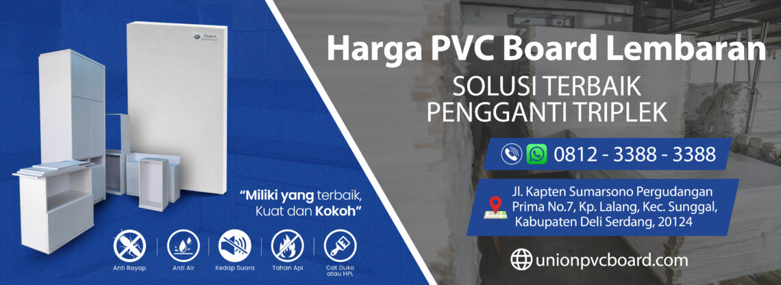Harga PVC board lembaran